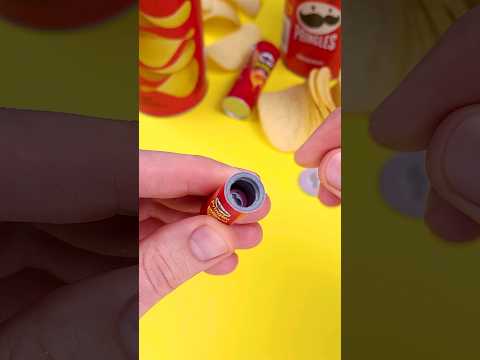 Smallest Pringles Holds The Ultimate Secret! #pringles #minibrands #whatsinside