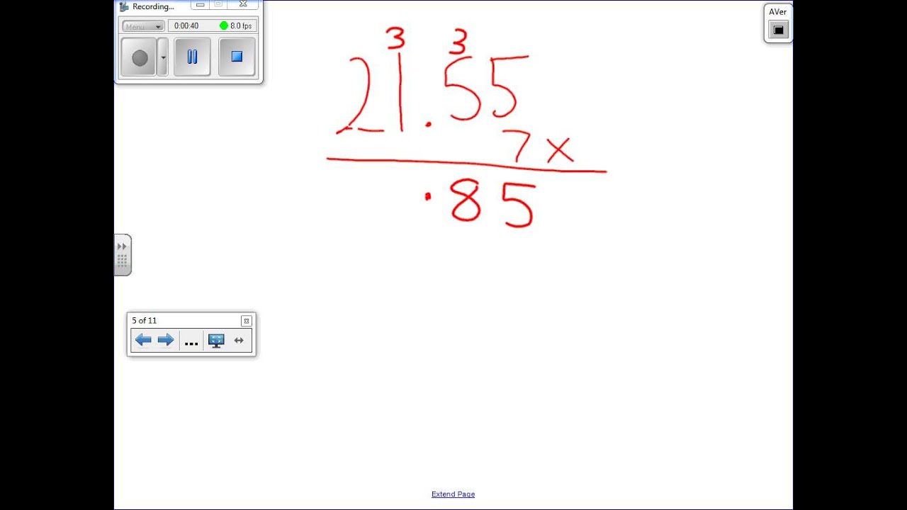 Year 6 multiplication compact method