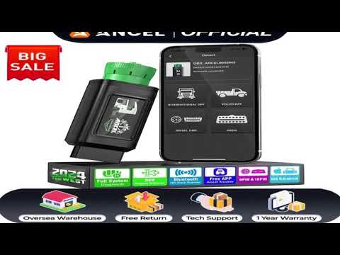 ANCEL HD120 Bluetooth Heavy Duty Truck Scanner All System D.P.F Regen Diesel Truck Scan Diagnostic
