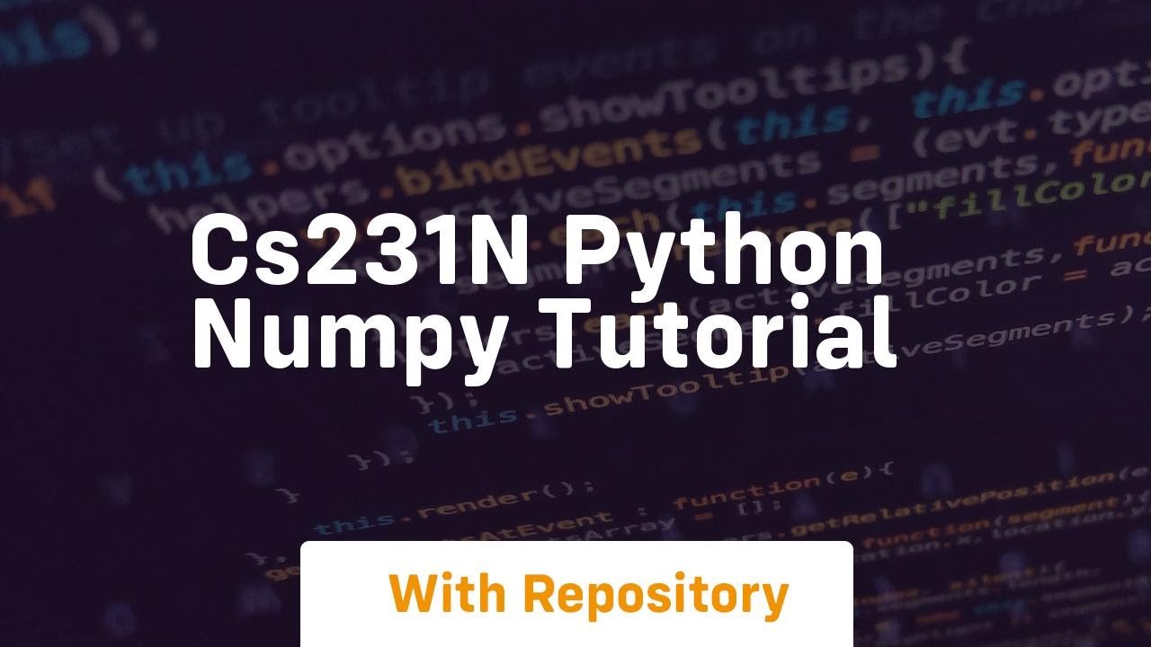 cs231n python numpy tutorial