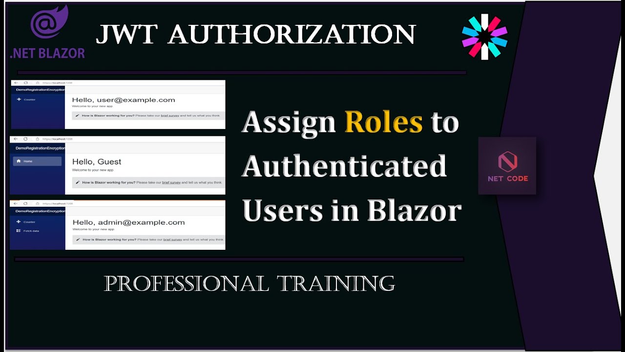 Jwt Authentication In Blazor Role Based Authorization In Blazor