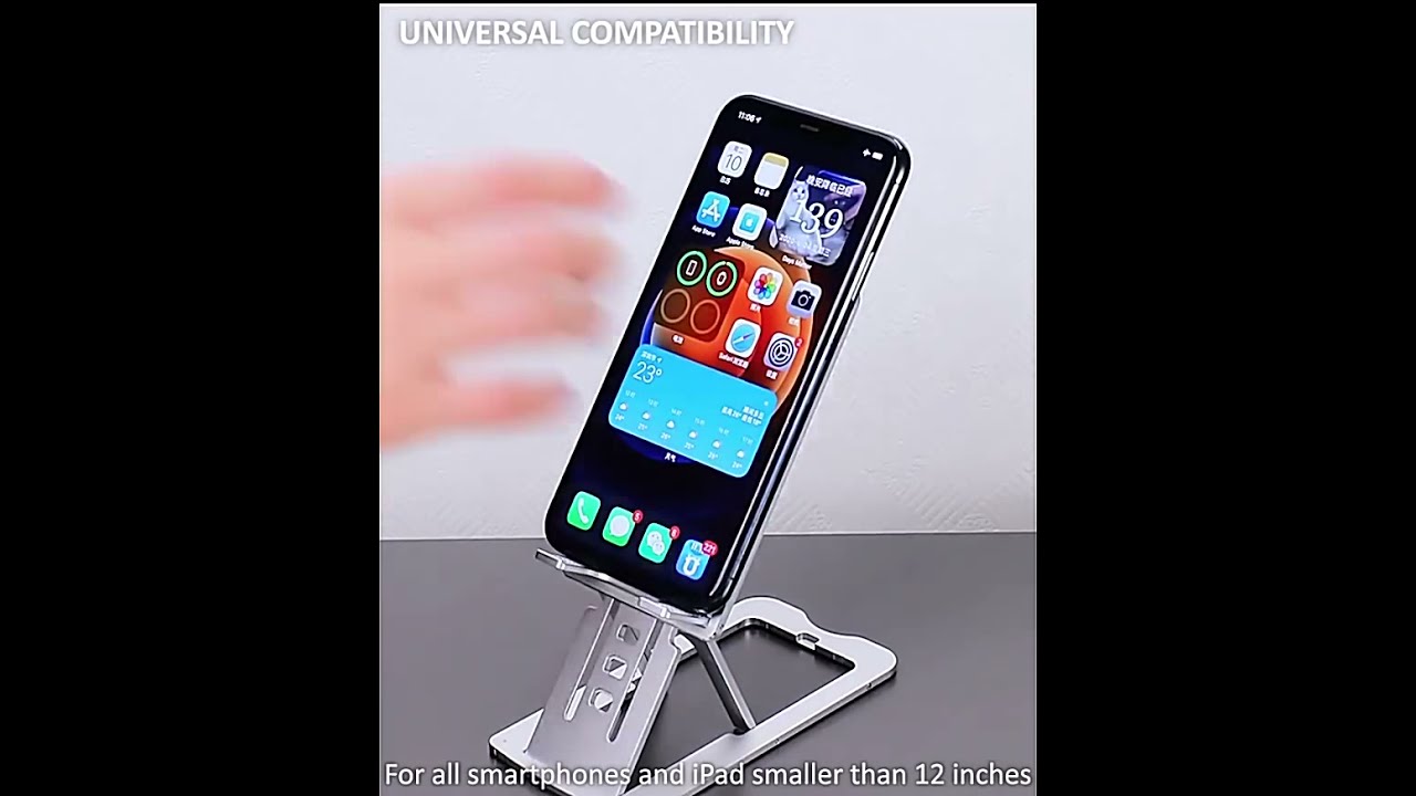 【X-FACTOR】Portable Universal Aluminium Phone Stand / Tablet Stand (Foldable & Adjustable）