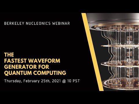 Webinar | The World's Fastest 16bit AWG for Quantum Computing