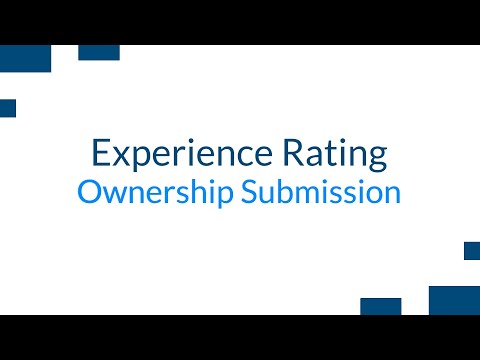 Experience Rating Ownership Submission