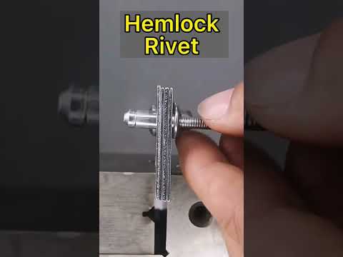 Huckbolt rivet and hemlock rivet