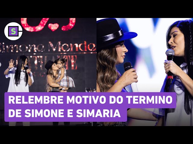 Simone e Simaria se reúnem em palco: relembre história do fim da dupla