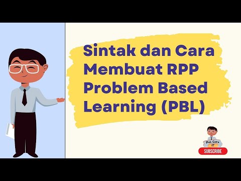 Sintak dan Cara Membuat RPP Problem Based Learning PBL