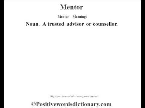 Mentor definition | Mentor meaning