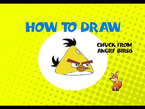 How to draw Chuck from Angry Birds – STEP BY STEP GUIDE – DRAWING ...