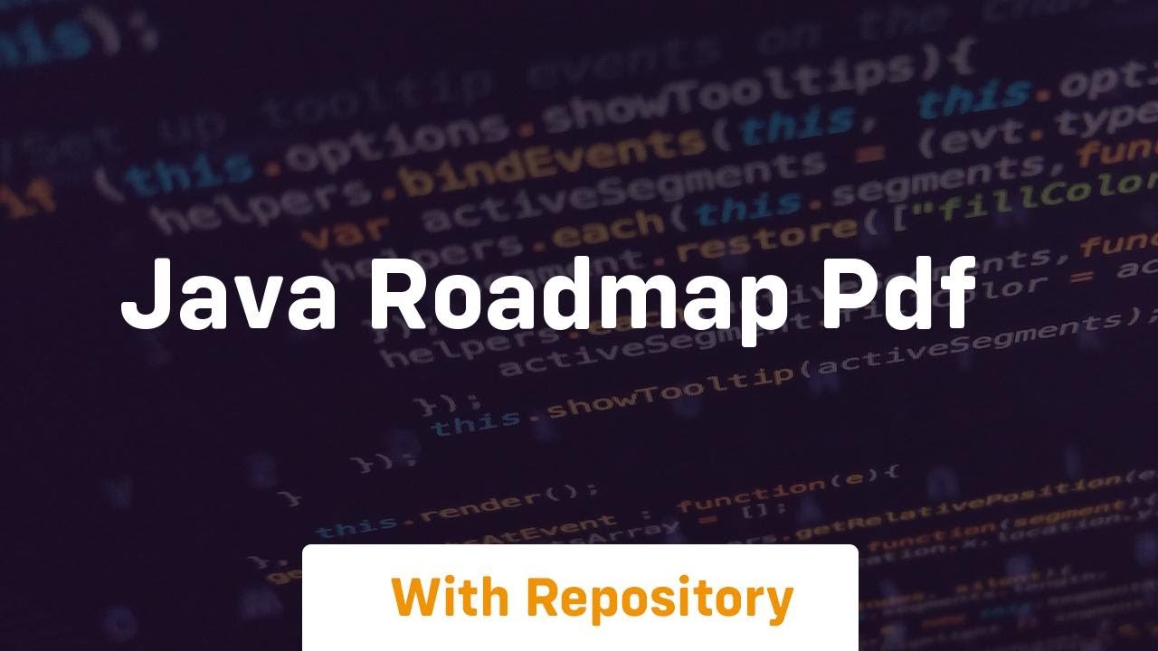 java roadmap pdf