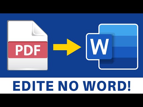 Como Transformar PDF em Word Editável - 2 Formas