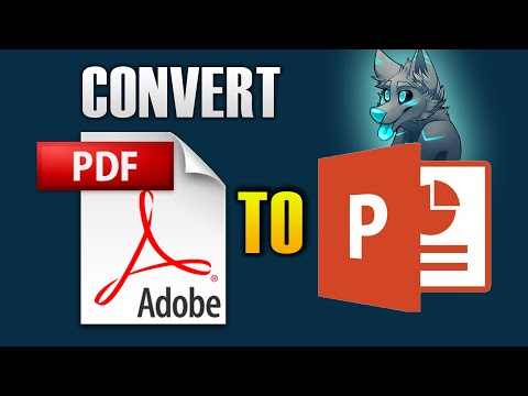 HOW TO CONVERT PDF TO POWERPOINT