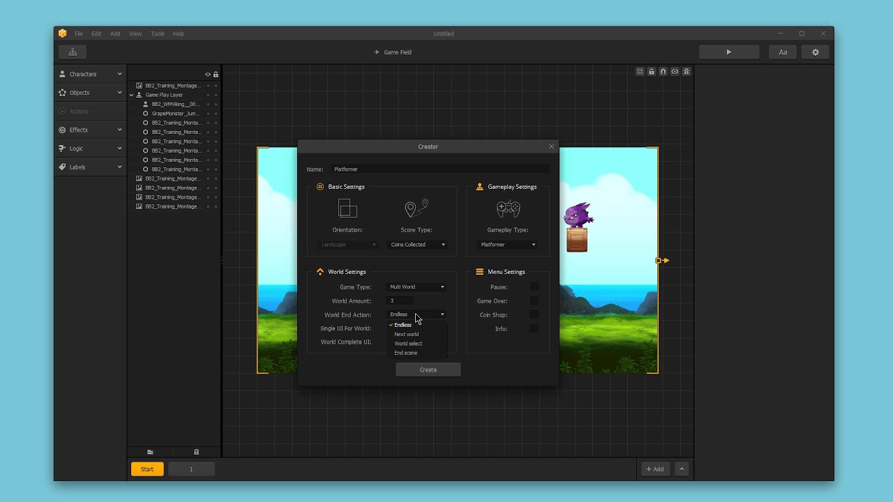 Using Creator - Buildbox 2 Tutorial