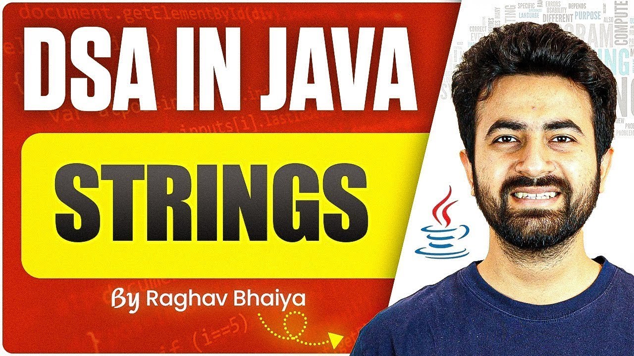 DSA In Java | Strings | Java in One Shot | Strings in Java