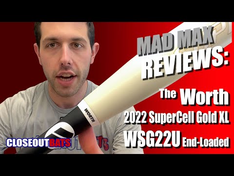 Worth SuperCell Gold XL End Loaded Slowpitch Bat USSSA WSG22U 2022 Tech