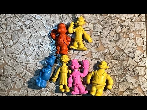 Vintage Popeyes Chicken Popeye Erasers Set circa 1980 #popeye #popeyeschicken #1980s #eraser