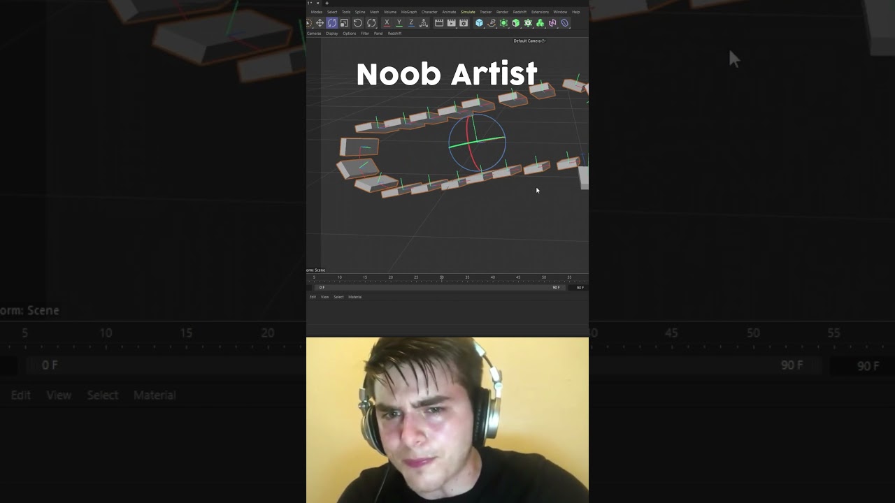 Noob vs Pro artist : creating tracks