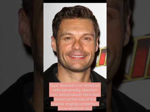 Ryan Seacrest is an American radio personality, television host, and producer