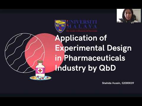 Application of Design of Experiment (DoE) in Pharma - SQC7013 Assignment