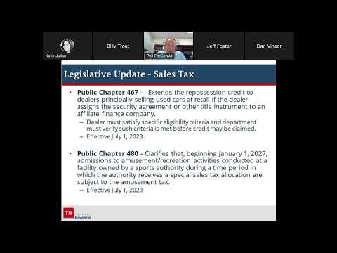 Tax Webinar: 2023 Legislative Updates
