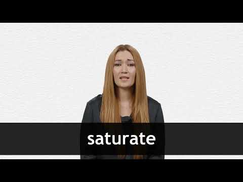 SATURATE definition and meaning | Collins English Dictionary