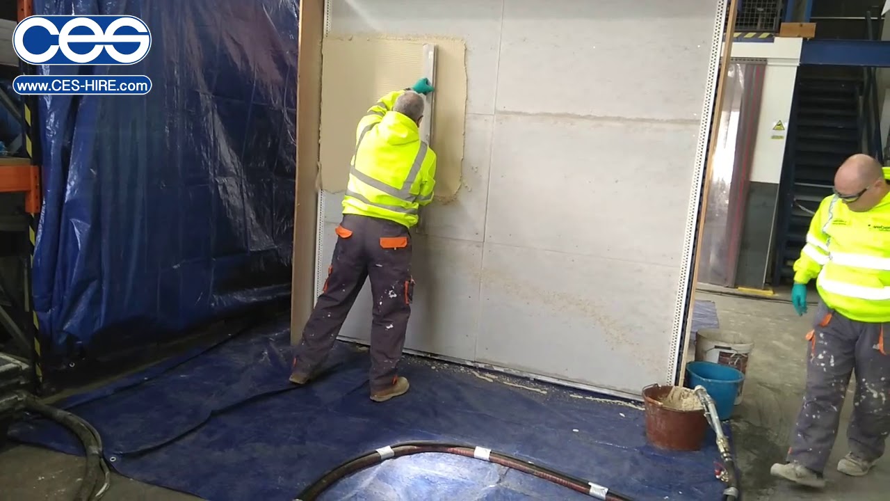 Euromair CP30 demo applying Weber Pral M