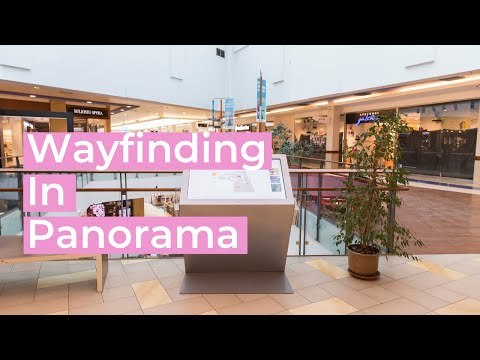 Wayfinding in Panorama shopping mall