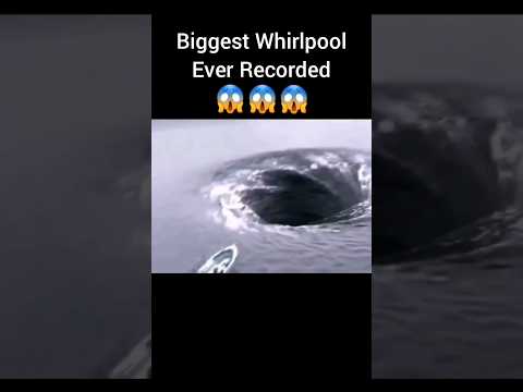 Biggest Whirlpool Ever Recorded π±π±π± #whirlpool #scary #thalassophobia