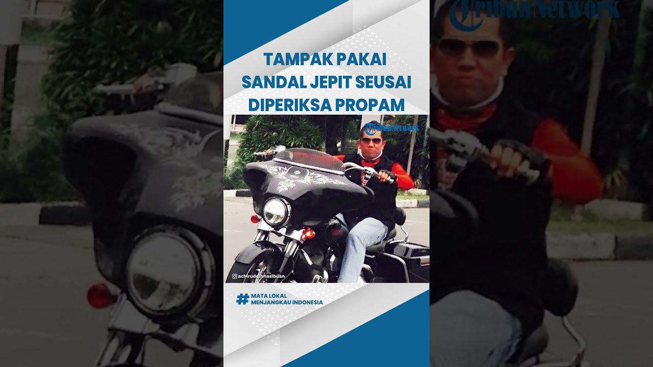 Seusai Diperiksa Propam Akbp Achiruddin Hasibuan Tampak Kenakan Sandal