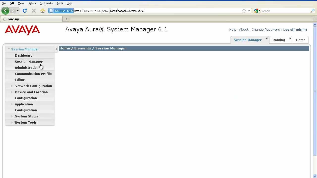 How to Setup Avaya Aura Session Manager