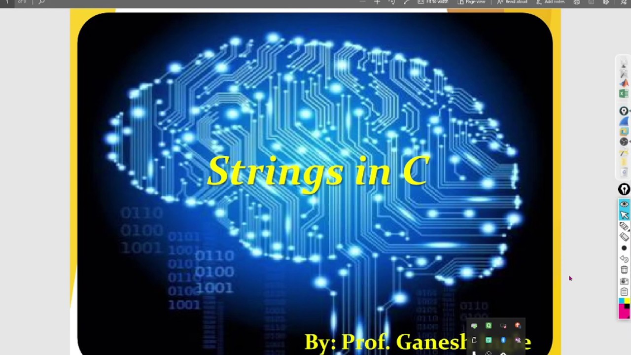 Programming exercise for string library functions