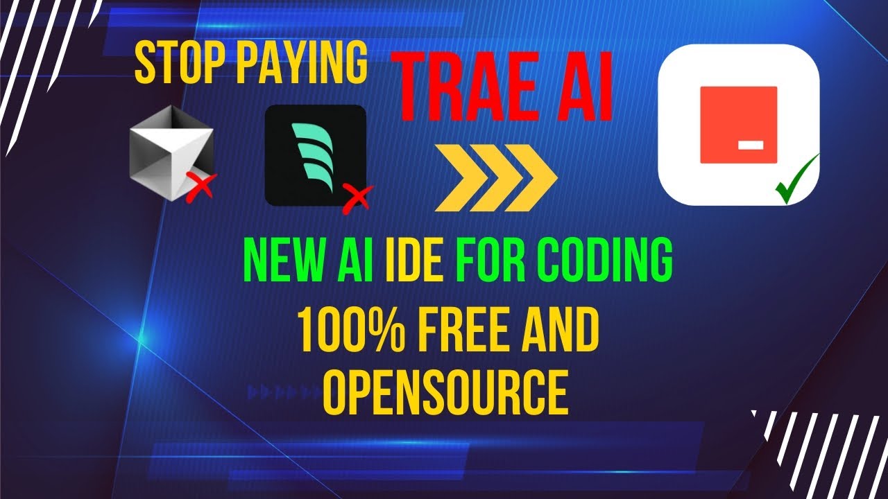 Trae AI a FREE AI Code Editor Better than CURSOR