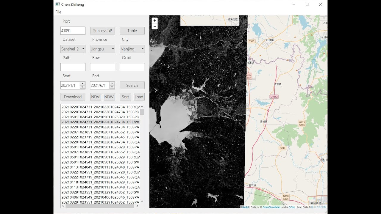 Remote Sensing Images Toolbox | developed in Python