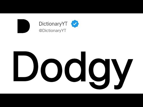 Dodgy Meaning in English