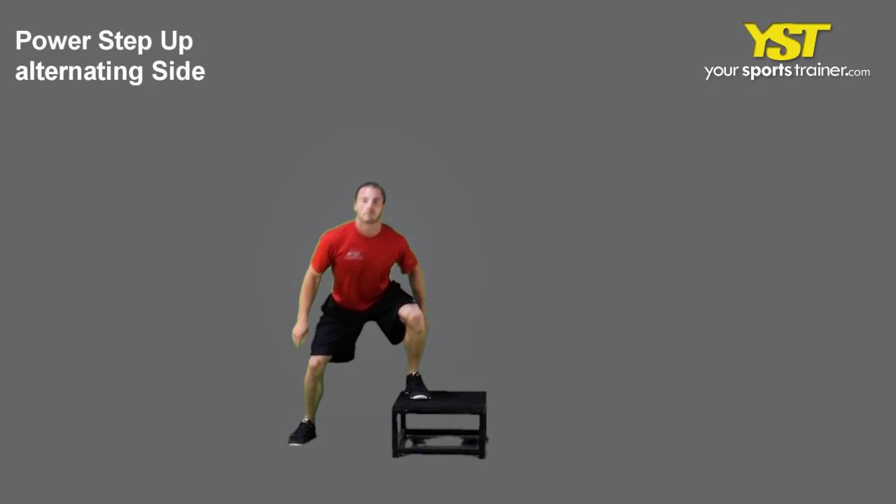 Power Step Up Alt Side Exercise