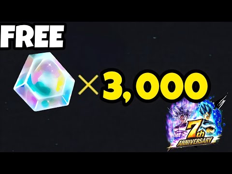 HOW TO GET 3000 CHRONO CRYSTALS & LF Z-POWER FREE! NEW SHALLOT [Dragon Ball Legends 7th Anniversary]