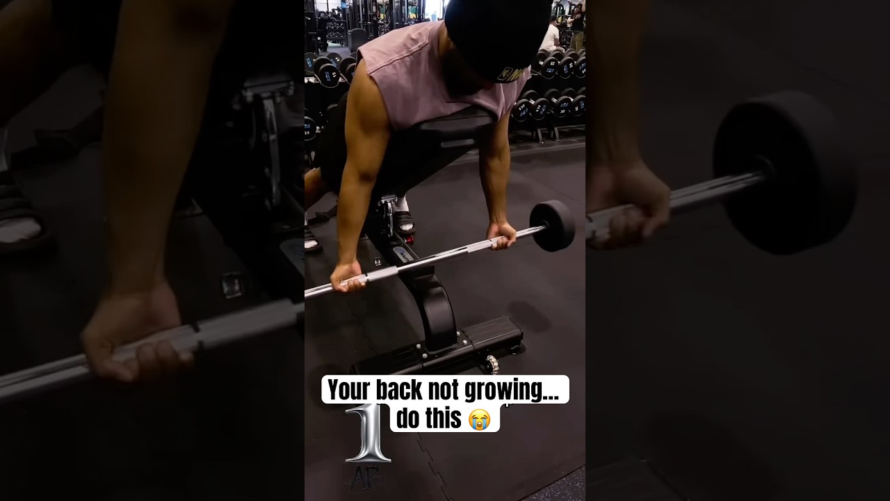 Your back not growing… do this 😭