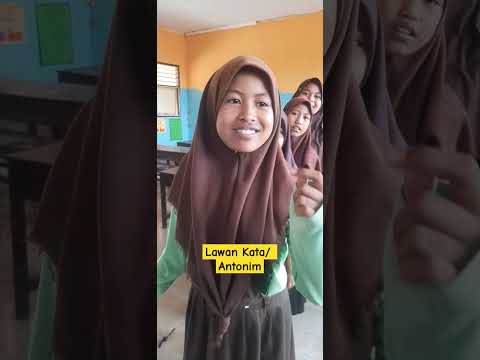 Menyebutkan Lawan Kata/Antonim #shorts #hiburan #sekolah