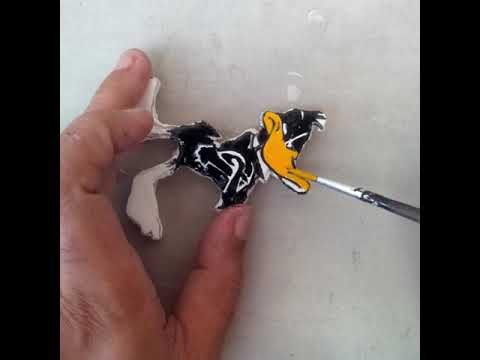 Daffy Duck Looney Toon Fridge Magnets Drawing Creative Ideas #Shorts