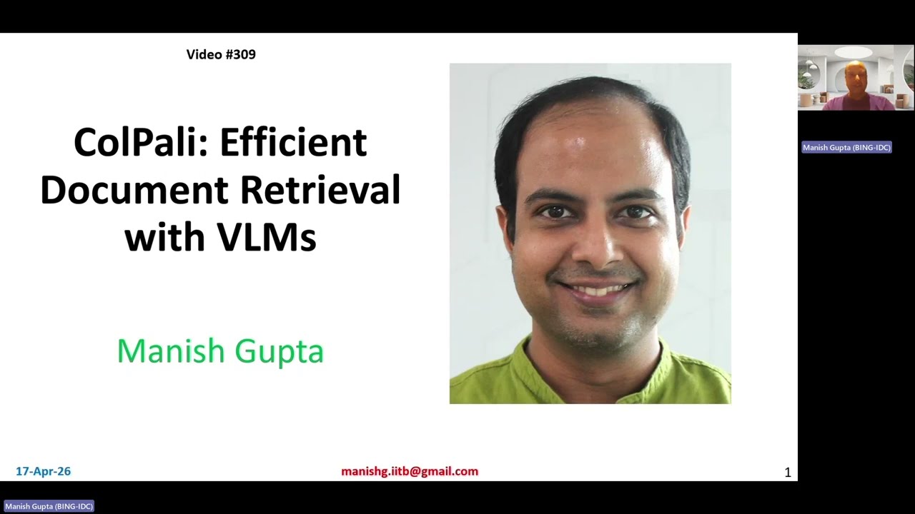 #309 ColPali: Efficient Document Retrieval with VLMs