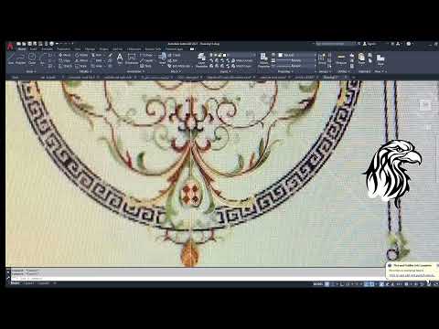 Auto CAD cnc water jet work file floor design