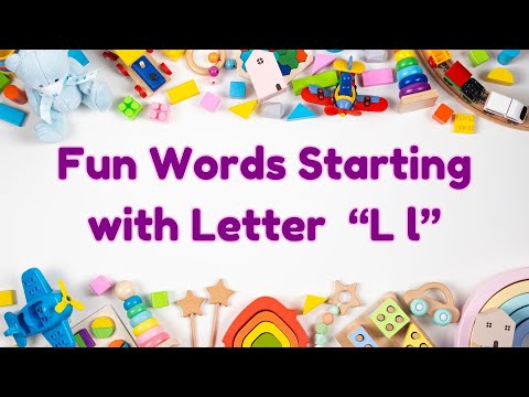 Letter L Words Starting With Letter L | L Word | Letter L Vocabulary | Phonic Sounds | L Alphabet