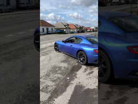 Maserati Granturismo Sport BURNOUT DONUTS