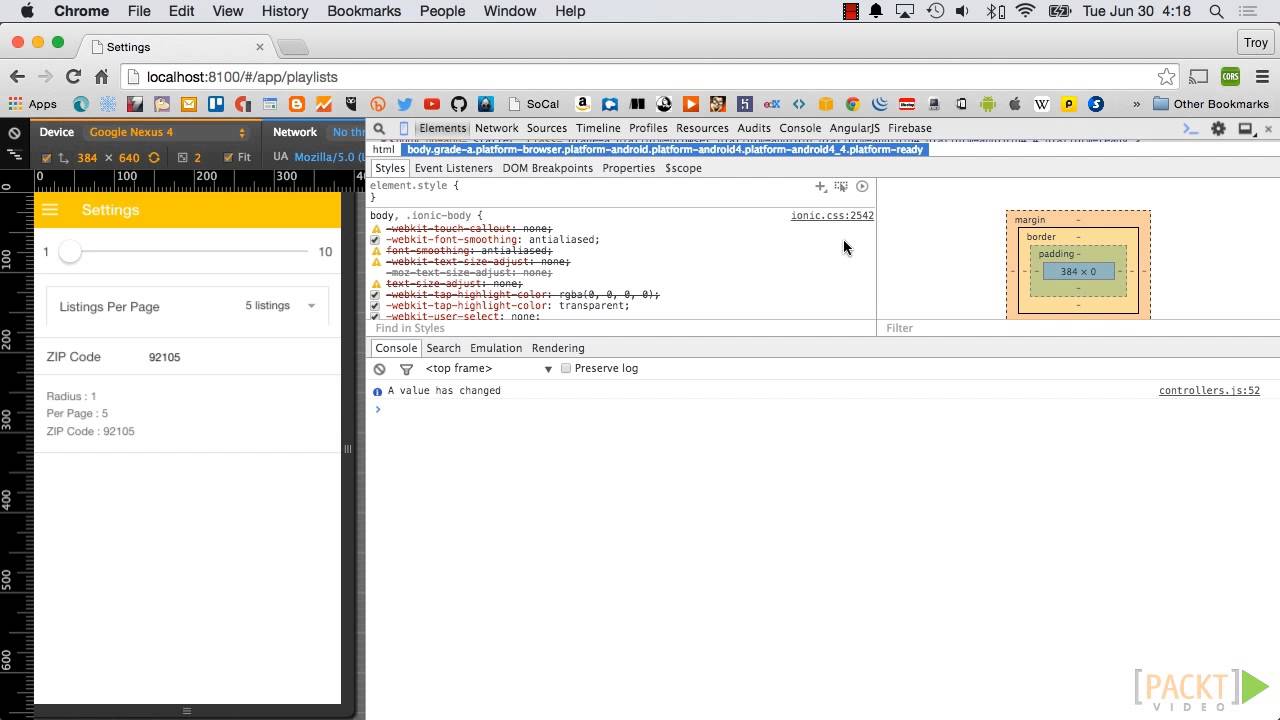 Beginning Ionic Hybrid Application Development: Adding and Removing Platforms | packtpub.com