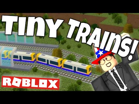 I BUILT A TINY RAILROAD! - Roblox - Itty Bitty Railway - Gameplay - Tutorial