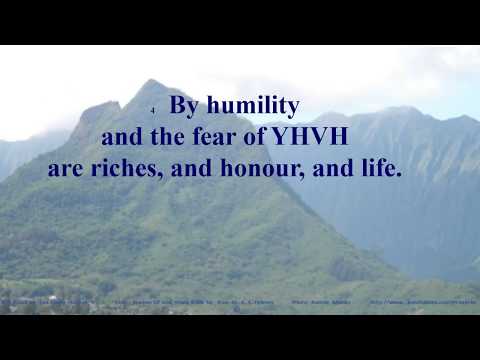 Proverbs 22 - A Good Name Is Rather To Be Chosen Than Great Riches