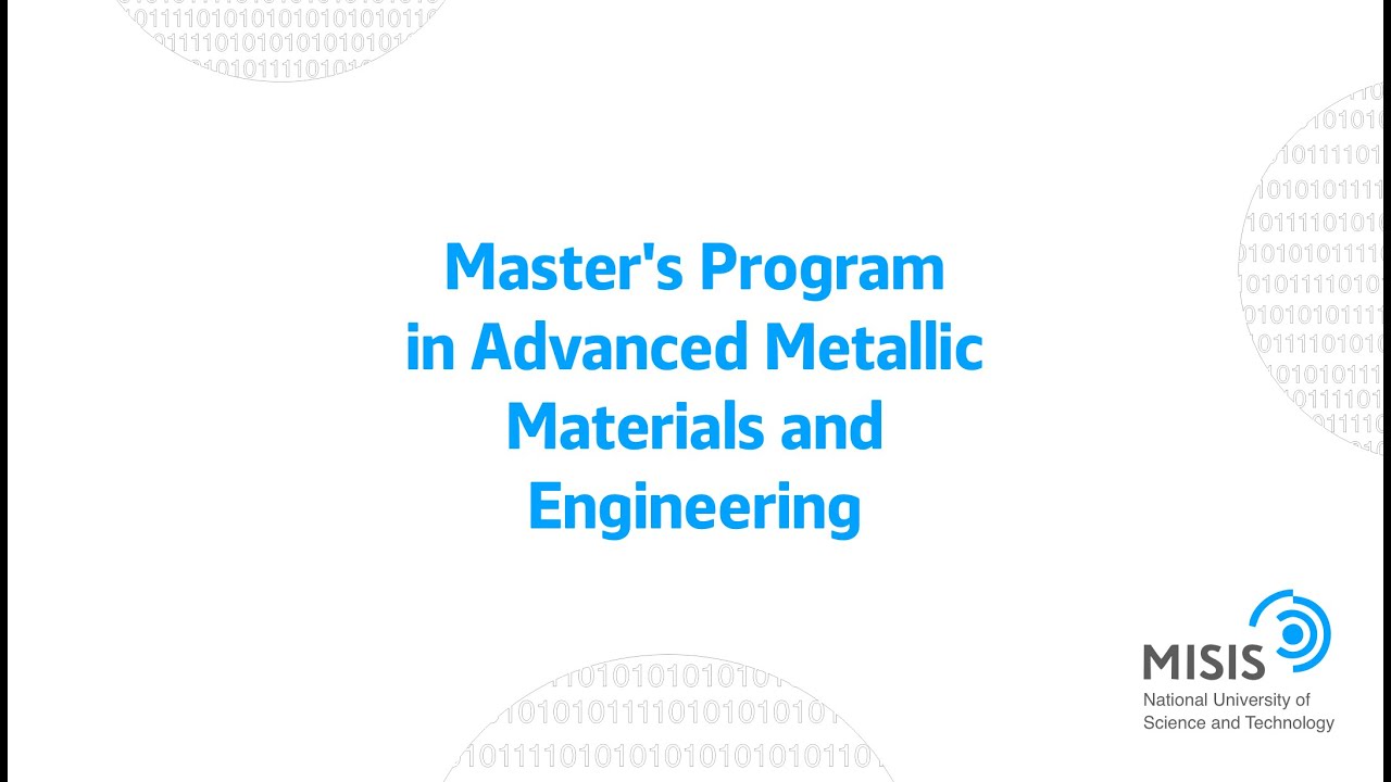 Advanced Metallic Materials and Engineering — NUST MISIS