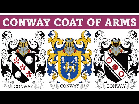 Conway Coat of Arms & Family Crest - Symbols, Bearers, History