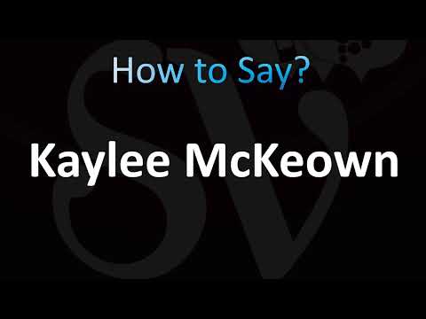 How to Pronounce Kaylee McKeown (CORRECTLY!)