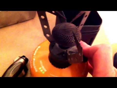 Go systems mini stove, easy to set up easy to use and very effective... Wild camping here I come.